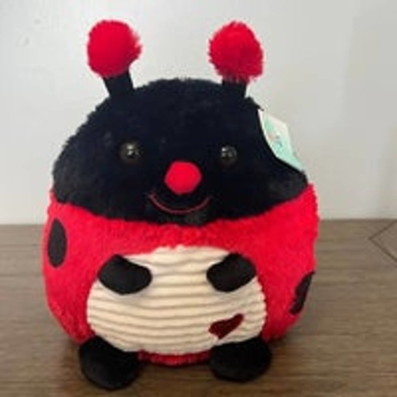 Hug Me | Toys | Hug Me Ladybug With Sparkling Heart And Antenna Plush ...
